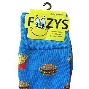 Foozys | Underwear & Socks | Foozys Blue Food Themed Burgers Fries Crew ...